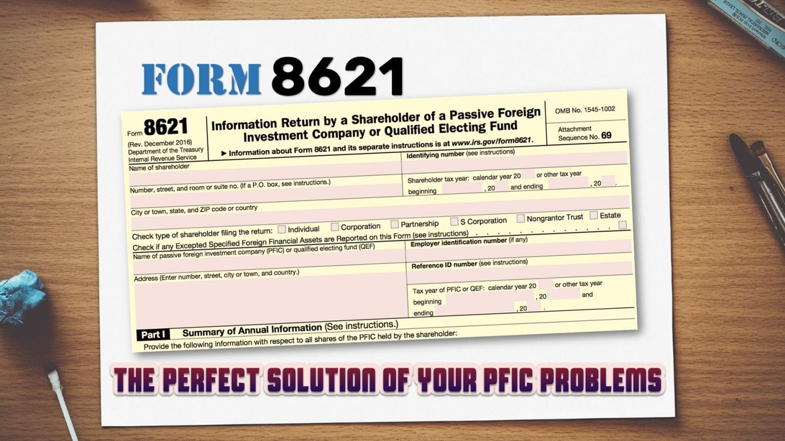 All About Form 8621 | SDG Accountant